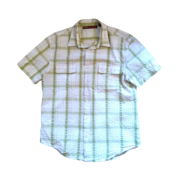 Perry Ellis | Shirts | Perry Ellis 0 Cotton Seersucker Shirt | Poshmark